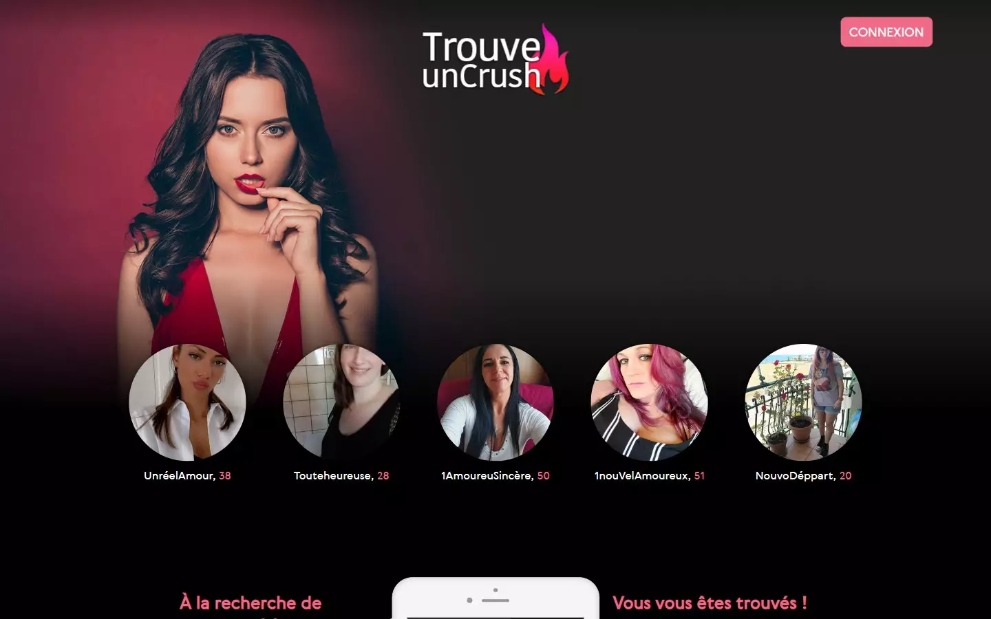 TrouveUnCrush.com : faut-il vraiment tenter l’expérience ? Plus d'informations ici expériences ...
